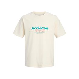 Jack & Jones PlusSize Jack & Jones Plussize Herren Jack & Jones PlusSize T-Shirt &raquo;JORCASSIS TEE SS CREW NECK FST PLS&laquo; mit Logo Schriftzug 5XL