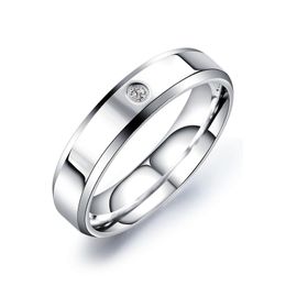 Firetti Unisex Partnerring &raquo;Schmuck Geschenk "LIEBE" Shine&laquo; mit Zirkonia (synth.) silber 65, Edelstahl, 5mm