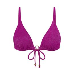 Triumph Damen Triangel-Bikini-Top &raquo;Summer Sunset N&laquo; weicher Lurex pink 36, Cup C
