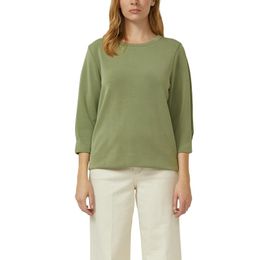 s.Oliver Damen s.Oliver Sweatshirt, 3/3-Arm mit Stretch gr&uuml;n 42