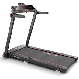 Christopeit Sport Laufband &raquo;TM 750 S (mit/ohne Pulsgurt)&laquo; bis max. 16 km/h, klappbar, 130 kg max. Benutzergewicht schwarz ohne Pulsgurt Laufband