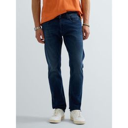 Replay Herren Straight-Jeans &raquo;GROVER&laquo; in vielen verschiedenen Waschungen, mit Stretch blau 34, L&auml;nge 34