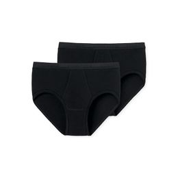 Schiesser Herren Slip &raquo;Original Classics&laquo; mit Eingriff schwarz 6