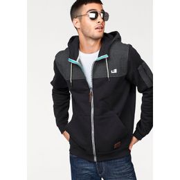 OCEAN SPORTSWEAR Herren Sweatjacke Innen weich angeraut schwarz XL (56/58)