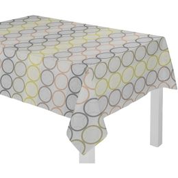 WIRTH Tischdecke &raquo;ZIRBELLO&laquo; gr&uuml;n Baumwolle, Polyester B/L: 85cm x 85cm, 1 Stk., eckig