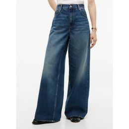 Tommy Hilfiger Damen Weite Jeans &raquo;DNM NEW DOREEN 70'S WIDE LEG HW&laquo; Baumwolle, l&auml;ssig geschnitten, wide fit, high waist 32, L&auml;nge 32