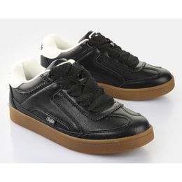 Buffalo Damen Sneaker &raquo;LIBERTY ONE&laquo; Schn&uuml;rschuh, Retro-Sneaker, Freizeitschuh mit weichem Schaftrand schwarz 37