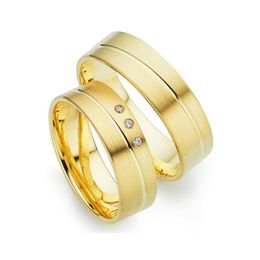 Phoenix Ph&ouml;nix Unisex Trauring &raquo;Schmuck Geschenk Gold 333 Trauring Ehering LIEBE versch. Varianten&laquo; Made in Germany, wahlweise mit oder ohne Brillanten gold 