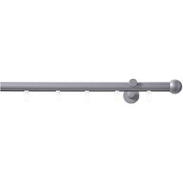 GOOD LIFE Innenlaufschiene &raquo;Bola&laquo; &Oslash; 20 mm 1 l&auml;ufig-l&auml;ufig Fixma&szlig; grau Aluminium, Metall B/L: 120cm &Oslash; 20mm, 1 l&auml;ufig