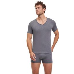 Falke Herren Falke T-Shirt &raquo;Daily Comfort&laquo; tiefer V-Ausschnitt, kurzarm, Cotton-Mix, slim fit XXL