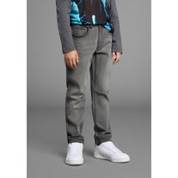 Kidsworld Jungen Kidsworld Straight-Jeans &raquo;Gerade Stretchjeans&laquo; Stretchjeans in authentischer Waschung blau 170, N-Gr