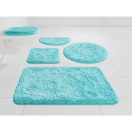 Grund Badematte &raquo;Melos, Badvorleger, Badezimmer Teppich, sehr weich&laquo; H&ouml;he 27 mm rutschhemmend beschichtet fu&szlig;bodenheizungsgeeignet melierte Optik, sehr 