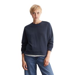 Marc O'Polo Marc O'polo Denim Damen Marc O'Polo DENIM Sweatshirt, Im modernen O-Shape, locker geschnitten und Raglan&auml;rmeln blau M