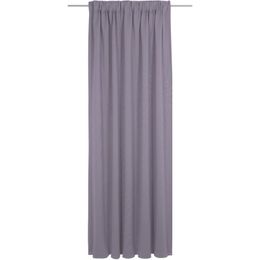 Adam Vorhang &raquo;Uni Collection light&laquo; Multifunktionsband 1 Stk. tlg. aus 100% Bio-Baumwolle lila Jacquard, Baumwolle 245cm, Multifunktionsband, 142cm