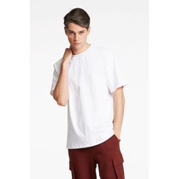 LINDBERGH Herren LINDBERGH T-Shirt mit Rundhalsausschnitt wei&szlig; M