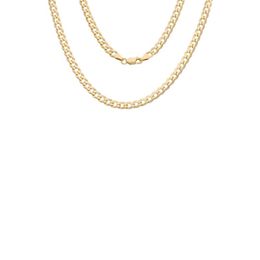 Firetti Herren Kette ohne Anh&auml;nger &raquo;Schmuck Geschenk Silber 925 Halsschmuck Halskette Panzerkette&laquo; gold 50, Silber 925 (Sterlingsilber), B: 4,8mm