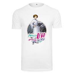 Merchcode T-Shirt 'Star Wars Leia' Herren Gr&ouml;&szlig;e XS mischfarben / wei&szlig;