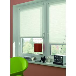 Gardinia Seitenzugrollo &raquo;EASYFIX Rollo Dekor Streifen&laquo; Lichtschutz Sichtschutz mit Bohren/ohne Bohren freih&auml;ngend mit Streifen Motiv wei&szlig; Polyester 