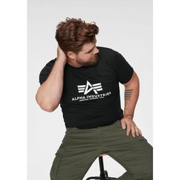 Alpha Industries Herren T-Shirt &raquo;Basic T-Shirt&laquo; Baumwolle, regular fit schwarz XXL