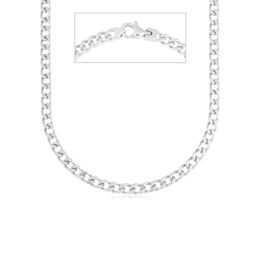 Firetti Herren Edelstahlkette &raquo;Schmuck Geschenk Halskette Panzerkette, Geburtstag Weihnachten&laquo; silber 60, Edelstahl, L: 50 60 B: 4mm