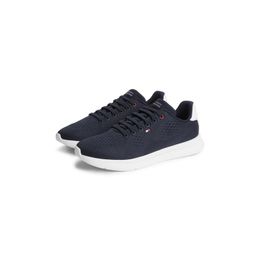 Tommy Hilfiger Herren Sneaker &raquo;LIGHTWEIGHT RUNNER KNIT&laquo; Freizeitschuh, Halbschuh, Schn&uuml;rschuh mit seitlicher Logo-Flagg blau 40