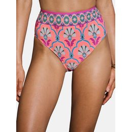 Love & Roses Bikinihose Damen Gr&ouml;&szlig;e L blau / tanne / lachs / wei&szlig;