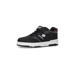 Dockers by Gerli Jungen Dockers by Gerli Sneaker Retro Sneaker, Basketsneaker, Freizeitschuh mit Klettverschluss schwarz 36