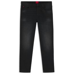 Hugo Herren Hugo Tapered-fit-Jeans &raquo;Hugo 634&laquo; aus Stretch-Denim, mit Knopfleiste 32, L&auml;nge 34