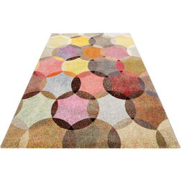 Esprit Teppich &raquo;Modernina ESP-3378&laquo; rechteckig 13 mm H&ouml;he weicher Kurzflor in modernem Design, Wohnzimmer, Schlafzimmer, bunt bunt Kunstfaser B : 120cm 1 Stk