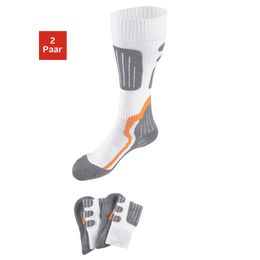 H.I.S. H.I.S Damen Kniestr&uuml;mpfe Packung, 2 Paar tlg. ideal f&uuml;r Wintersportaktivit&auml;ten grau 35-38