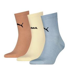 Puma Herren Puma Kurzsocken &raquo;Puma UNISEX LOGO STACKING SHORT CREW&laquo; 3 Paar bunt 35-38