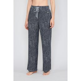 JOOP! Herren JOOP! Pyjamahose &raquo;Luxe Modal Printed&laquo; Print-Design, Seitliche Taschen, Regular Fit, weites Bein blau 44, N-Gr