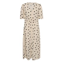 Soaked in Luxury Kleid 'SLArjana' Damen Gr&ouml;&szlig;e 38 beige / schwarz Sommerkleid