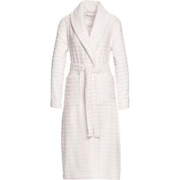 Vossen Bademantel &raquo;Coco, ideal f&uuml;r Sauna & Spa, Hotelbademantel, Morgenmantel&laquo; 1 Stk. softes Wellendesign wei&szlig; Webfrottier M L: 115cm