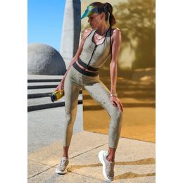 active by Lascana LASCANA ACTIVE Damen Funktionsleggings, Gr&uuml;n, Gr. XL (48/50), Hosen, Material: Polyester