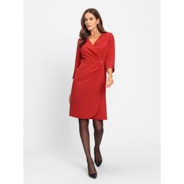 Heine Damen Stretchkleid, Rot, Gr. 44, Etuikleider, Material: Polyester
