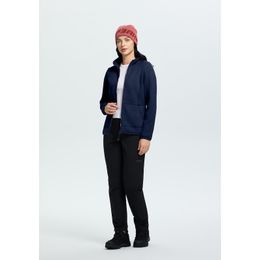 Icepeak Damen Fleecejacke &raquo;Icepeak AMYRY&laquo; mit Stehkragen, in normaler Passform blau M