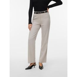 V&eacute;ro Moda Vero Moda Damen Anzughose &raquo;VMZAMIRA BESTIE MW STRAIGHT PANT NOOS&laquo; beige M (38), L&auml;nge 30