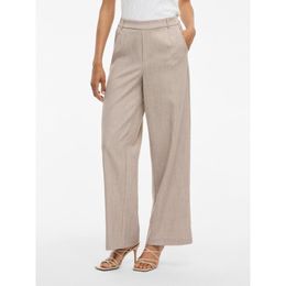 Vila Damen Anzughose &raquo;VIVARONE HW WIDE PANT - NOOS&laquo; Materialmix, slim fit 38, N-Gr