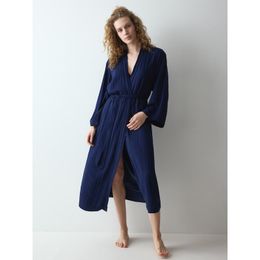 Triumph Damen Morgenmantel &raquo;Amourette Jacquard Long Robe&laquo; elegant und weich 36/38