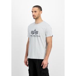 Alpha Industries Herren T-Shirt &raquo;Basic T-Shirt&laquo; Baumwolle, regular fit grau XL