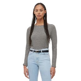 Marc O'Polo Marc O'polo Damen Marc O'Polo Langarmshirt im sch&ouml;nen Streifenmuster schwarz M