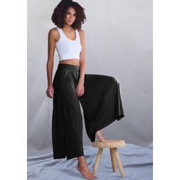 Lascana Damen Haremshose, Schwarz, Gr. 32/34, Sommerhosen, Material: Polyester