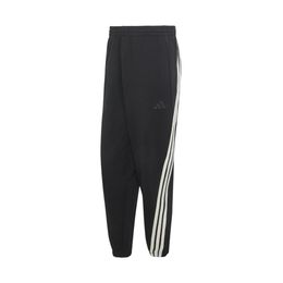 adidas Sportswear Sporthose 'Kit 3-Stripes Regular Cuffed' Herren Gr&ouml;&szlig;e M schwarz / wei&szlig;