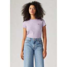 Levi's Levi's Damen T-Shirt &raquo;PERFECT TEE&laquo; mit kleiner Logo-Stickerei lila L (40)