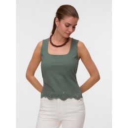 V&eacute;ro Moda Vero Moda Damen Spitzentop &raquo;VMLOUISE SL SQUARE NECK TOP JRS&laquo; Baumwolle, regular fit S