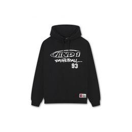 AND1 Sweatshirt Damen Gr&ouml;&szlig;e M/L schwarz / wei&szlig;