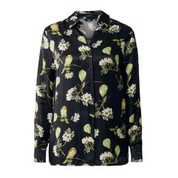 Mexx Bluse Damen Gr&ouml;&szlig;e M rostbraun / hellgr&uuml;n / schwarz / wei&szlig;