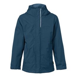 Vaude M&auml;dchen Vaude Regenjacke &raquo;Kids Escape Light Jacket IV&laquo; mit Kapuze mit Kapuze, mit Eingrifftaschen, mit reflektierenden Details blau 110 (116)