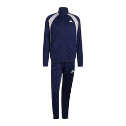 adidas Sportswear Trainingsanzug 'Colorblock' Herren Gr&ouml;&szlig;e S dunkelblau / hellgrau / wei&szlig;